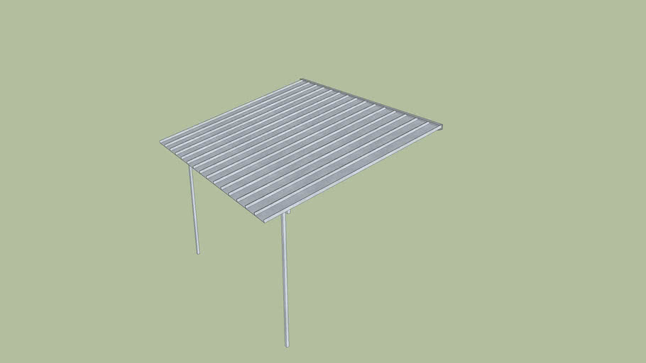 Aluminum Pan Roof | 3D Warehouse