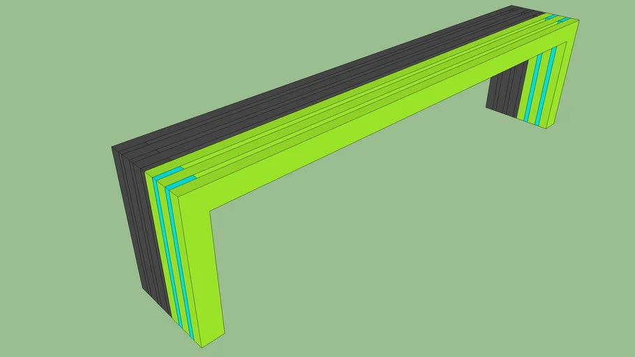 Modern Bench | 3D Warehouse