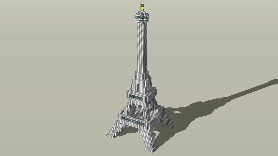 Eiffel tower minecraft | 3D Warehouse