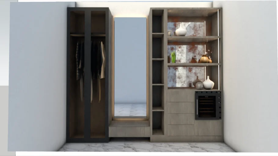 BAR buffet with vray materials | 3D Warehouse