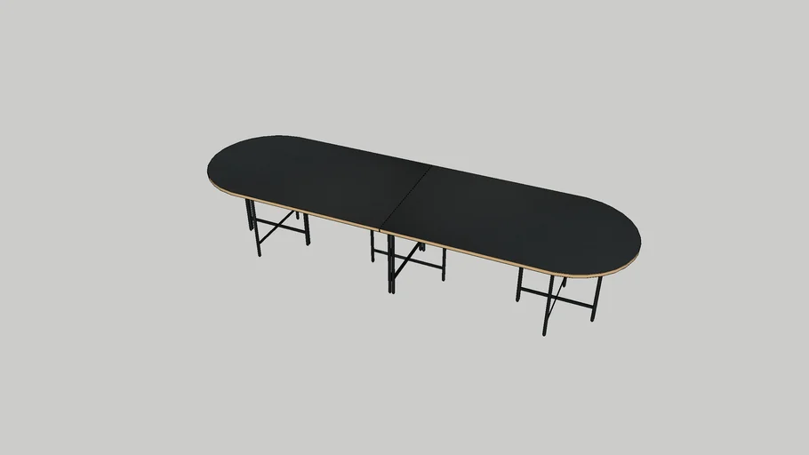 DESKER_DSTA3410R_FKFK(ROUND BIG TABLE_3400*D1000) | 3D Warehouse