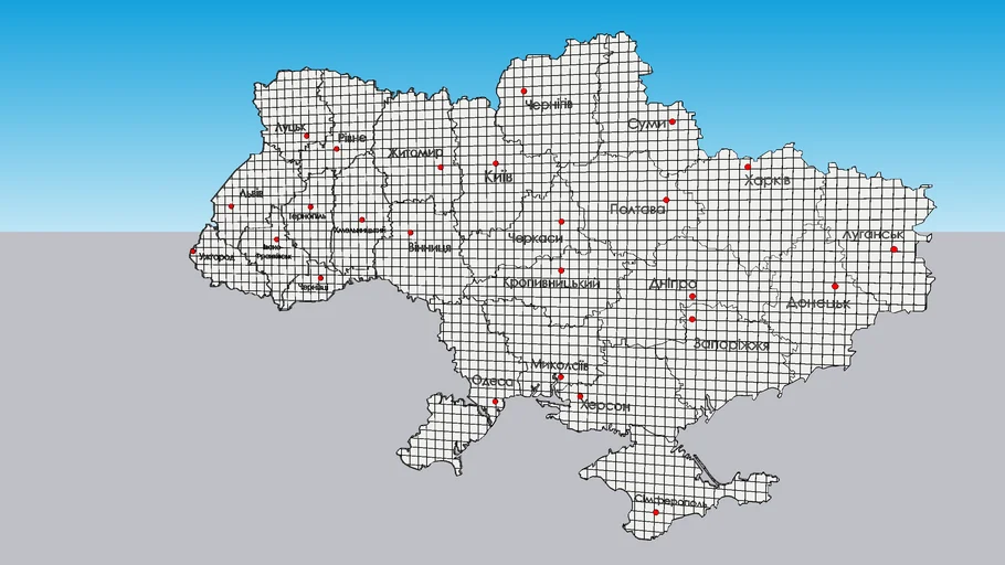 Map of Ukraine | 3D Warehouse