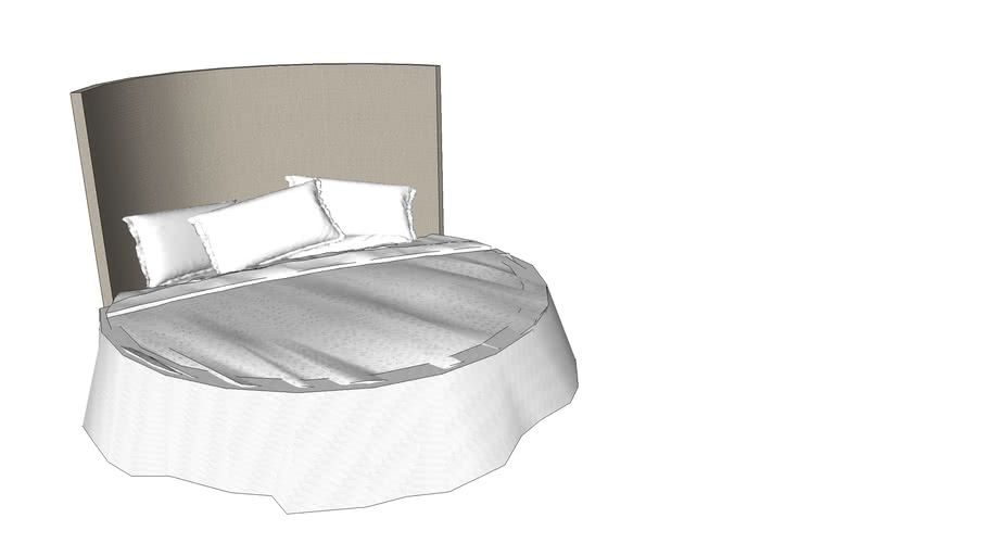 Round bed 13 | 3D Warehouse