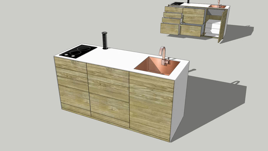 Kitchen module | 3D Warehouse