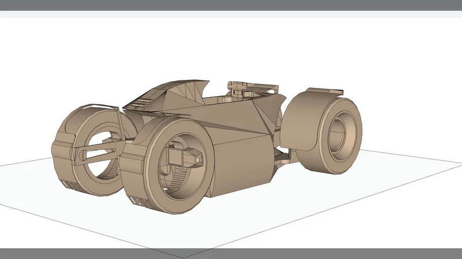 Tron Inspired Car | 3D Warehouse