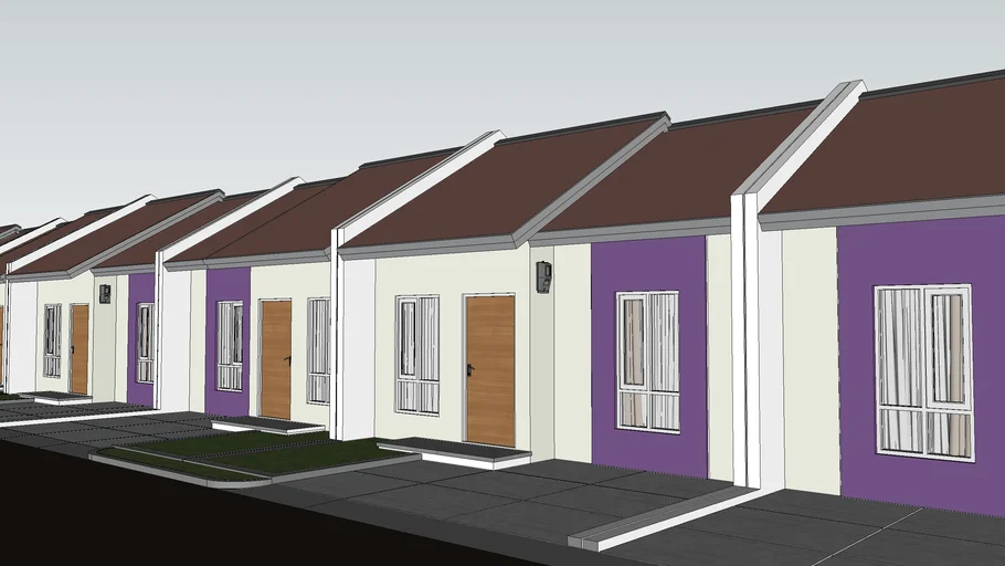 rumah subsidi | 3D Warehouse