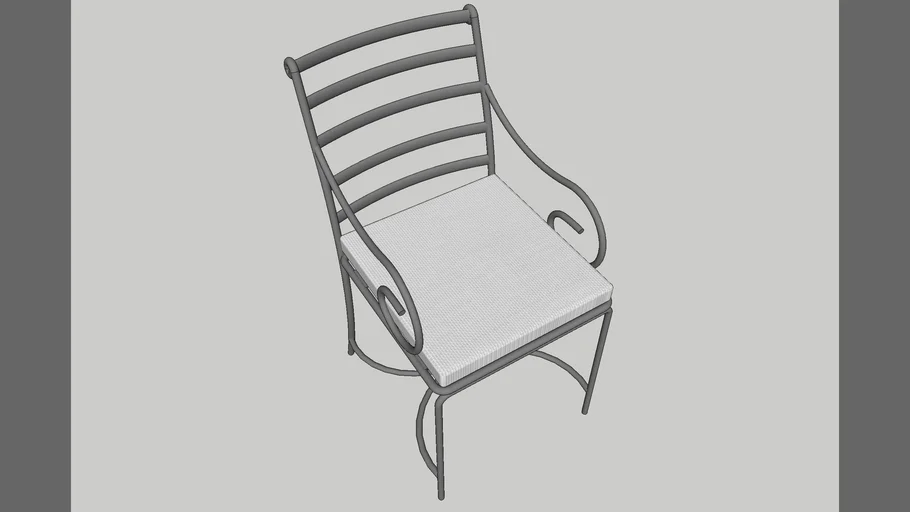 iron chair | 3D Warehouse