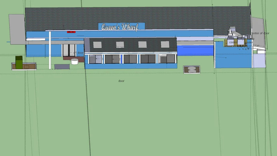 berth 55 sea food/queen wharf | 3D Warehouse