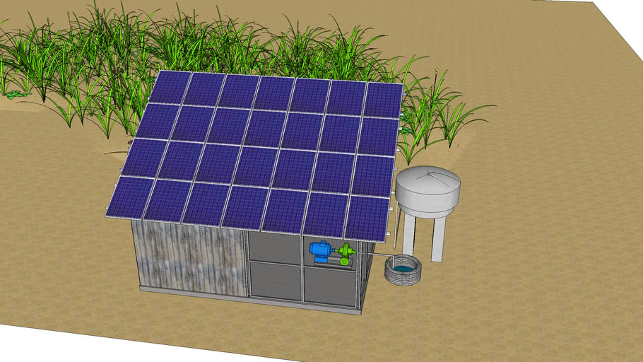 Solar water pump (IMH Elgoibar) | 3D Warehouse