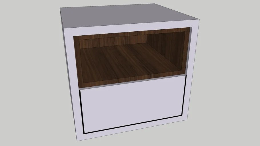 bed side table | 3D Warehouse