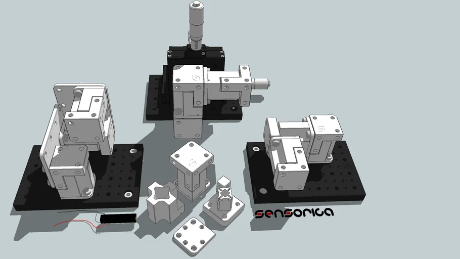 SENSORICA piezoelectric Z-axis Module | 3D Warehouse