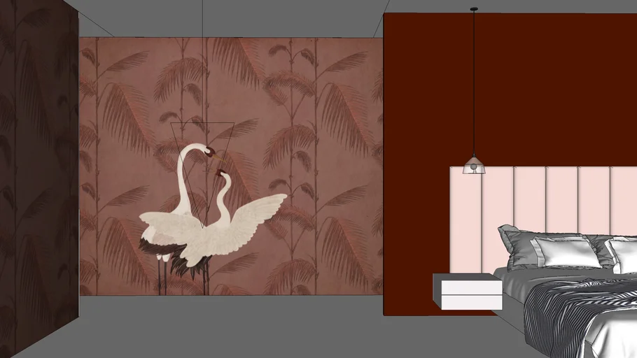 Palms and birds | 3D Warehouse