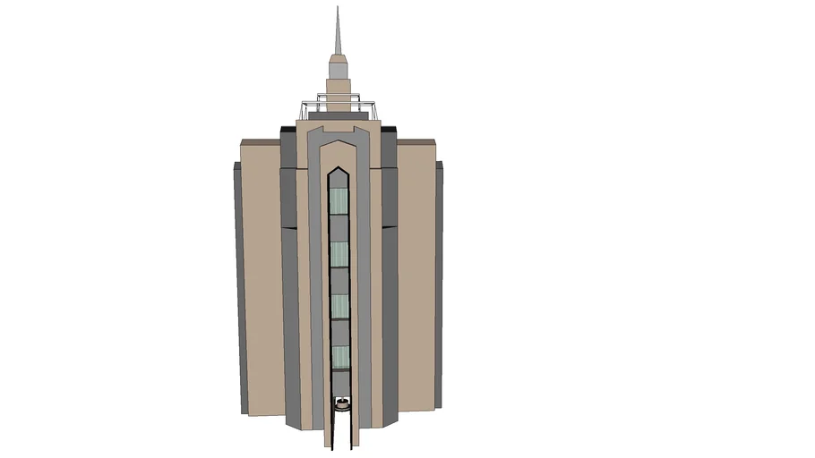 Spire wireframe | 3D Warehouse