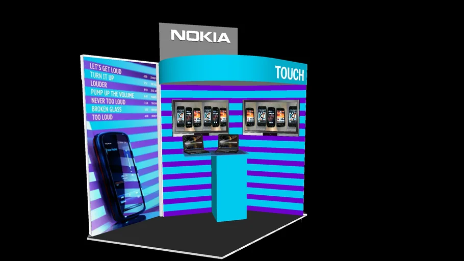 nokia stand | 3D Warehouse