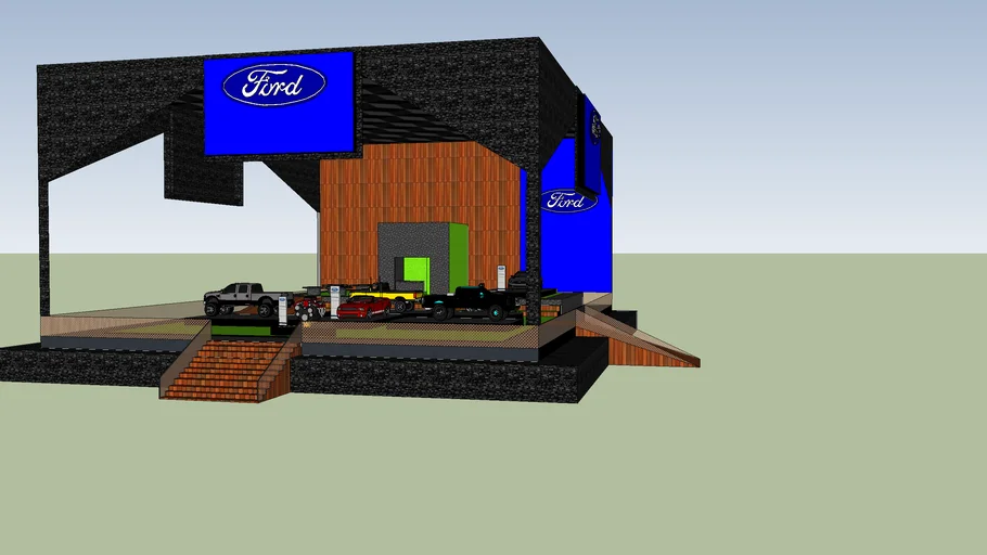 Estande Ford desing | 3D Warehouse