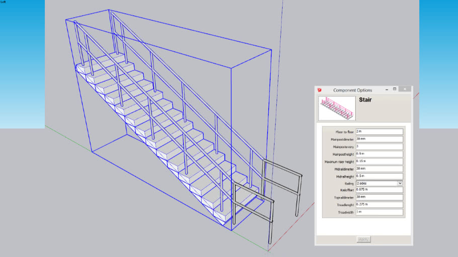 Dynamic stair | 3D Warehouse