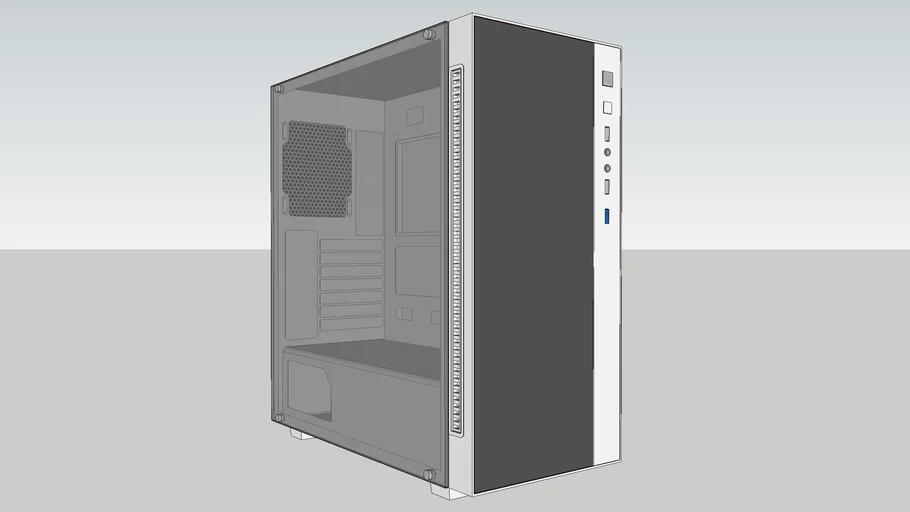 Deepcool Matrexx 55 Mesh Computer Casing | 3D Warehouse