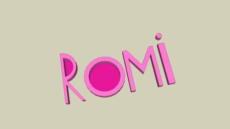 ROMI | 3D Warehouse
