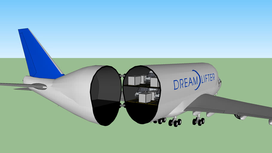 B747 DreamLifter | 3D Warehouse