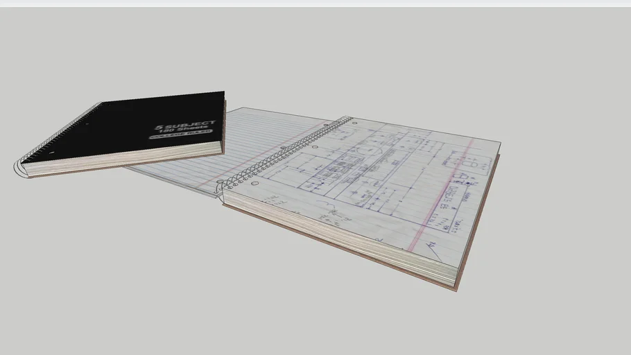 Book & Pen | 3D Warehouse