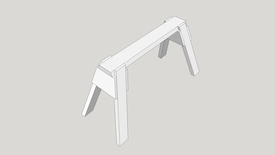 Saw Horse | 3D Warehouse