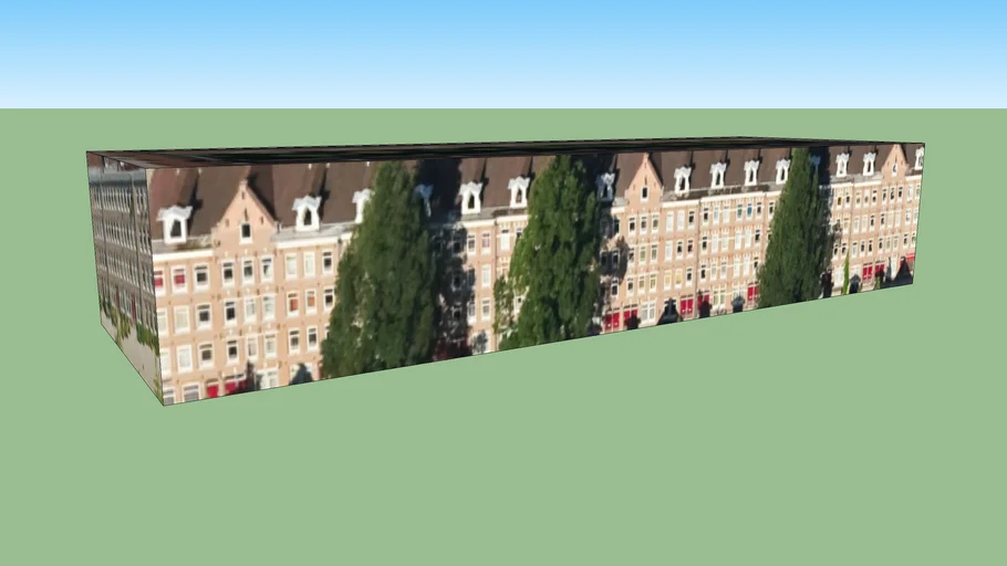 Edificio en 1052 XM Ámsterdam, Países Bajos | 3D Warehouse