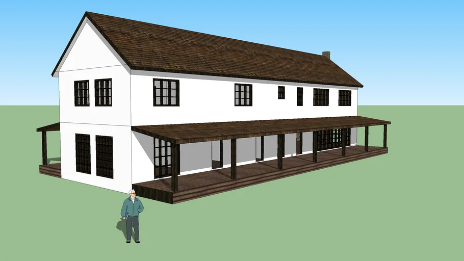 Classic Barn House | 3D Warehouse