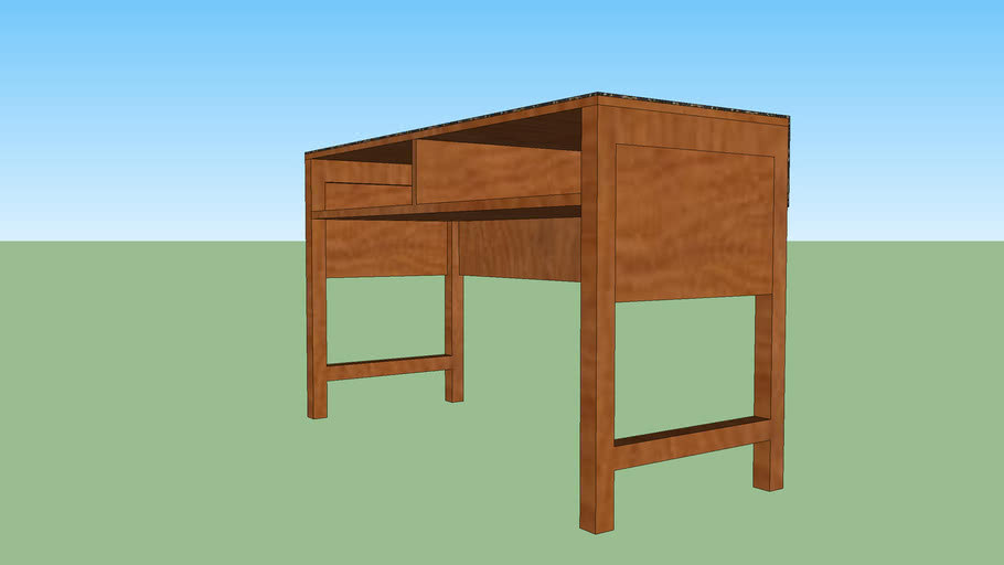 MEJA SEKOLAH DARI KAYU | 3D Warehouse