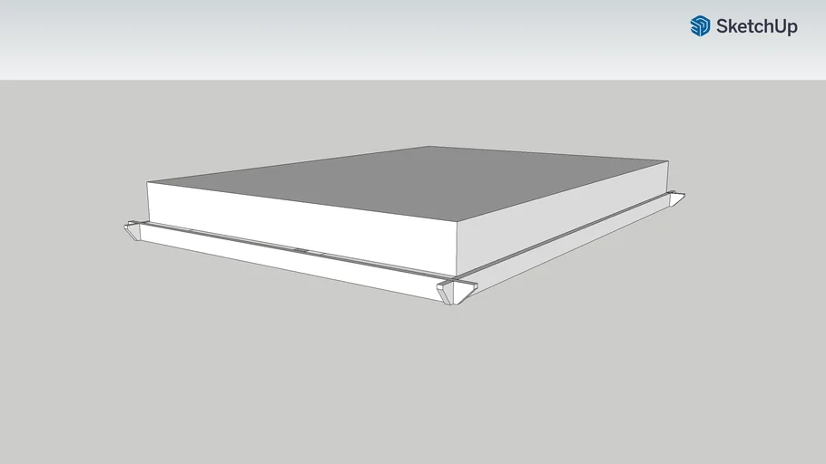 Suspended Bed Frame - Full Mattress | 3D Warehouse