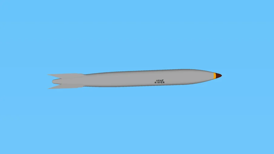 B-61 free-fall thermonuclear bomb | 3D Warehouse
