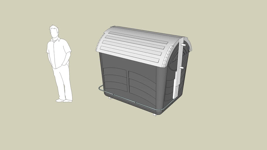 waste container Ros Roca 3200 litres | 3D Warehouse