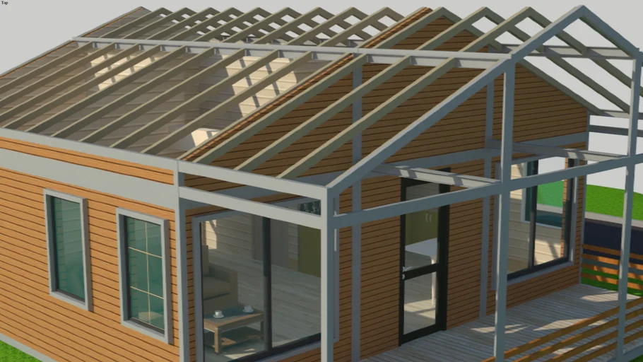 Wire-frame house | 3D Warehouse