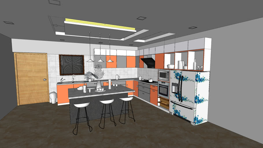 Modular Kitchen | 3D Warehouse