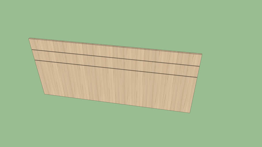 CABECEIRA MADEIRA | 3D Warehouse