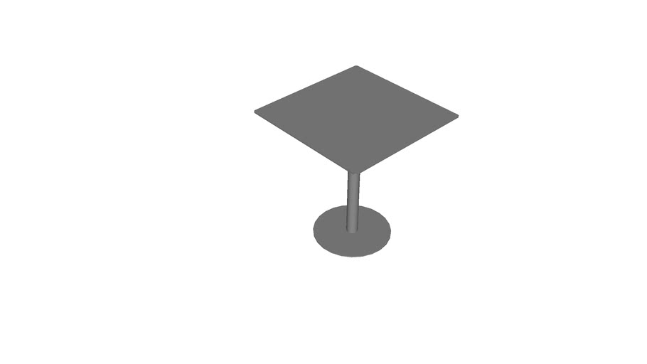 parc centre square table | 3D Warehouse