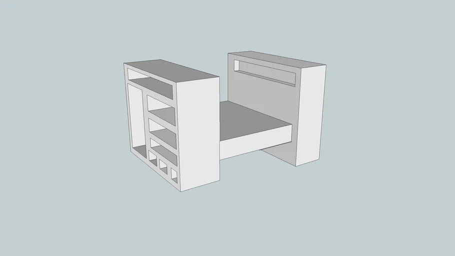 Storage Bench | 3D Warehouse