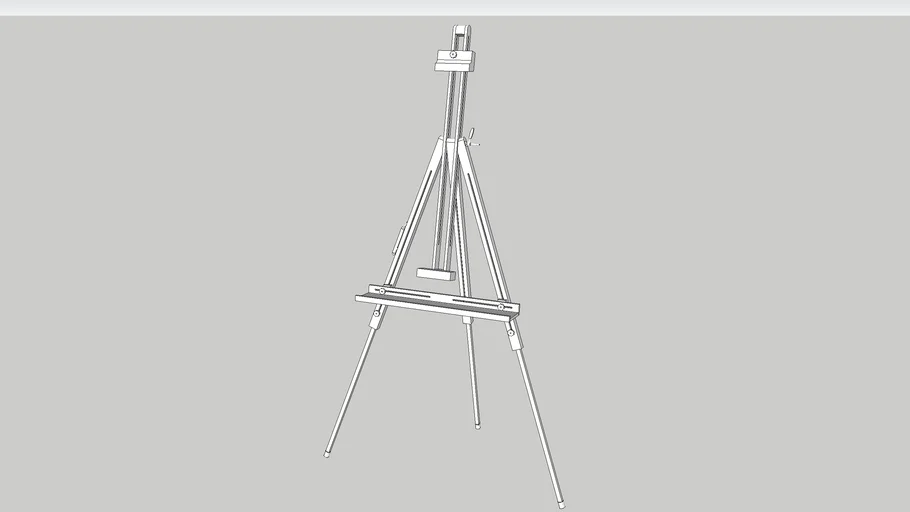 Painting easel | 3D Warehouse