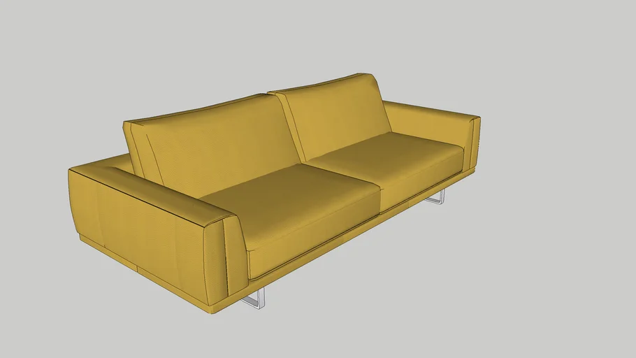 ENSCAPE_ASSET Natuzzi Tempo Sofa 2834 009 | 3D Warehouse