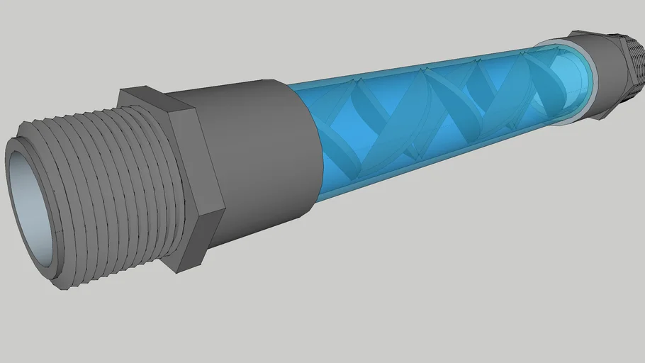 STATIC MIXER 1' MNPT | 3D Warehouse