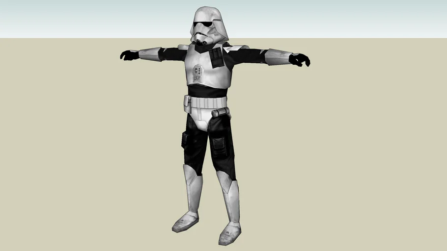 Imperial Navy commando (SW:BF2) | 3D Warehouse