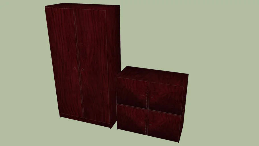 Wardrobe with closet | 3D Warehouse