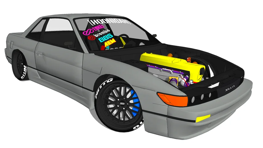 Nissan PS13 Rb Twin Turbo | 3D Warehouse