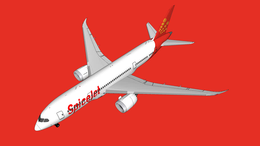 SpiceJet Boeing 787-8 | 3D Warehouse
