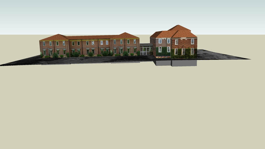 The Administration Building at The Bethlem Royal Hospital | 3D Warehouse