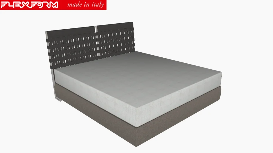 Flexform Antonio Citterio Cestone Bed | 3D Warehouse