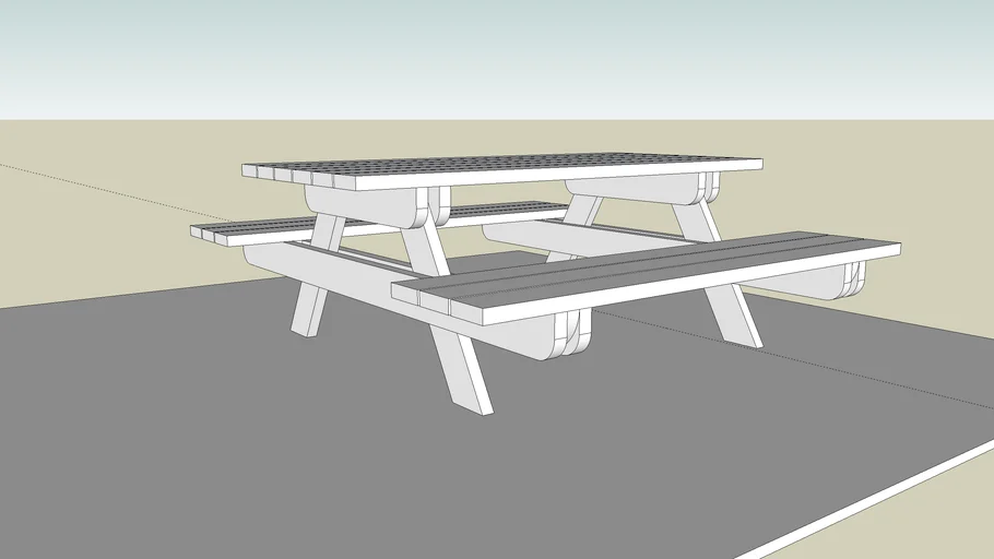 Picnic table | 3D Warehouse