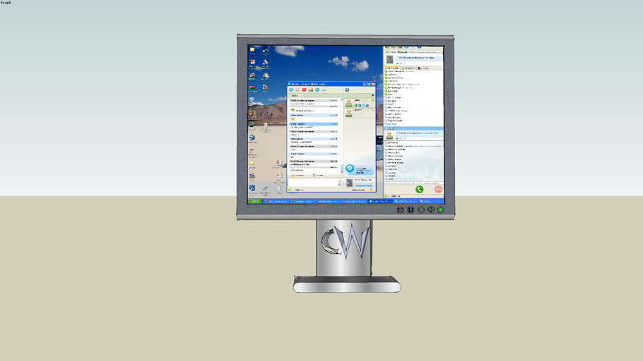 flat panel monitor | 3D Warehouse