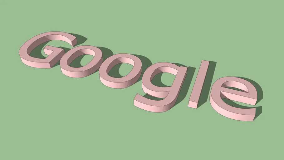 Google Logo | 3D Warehouse