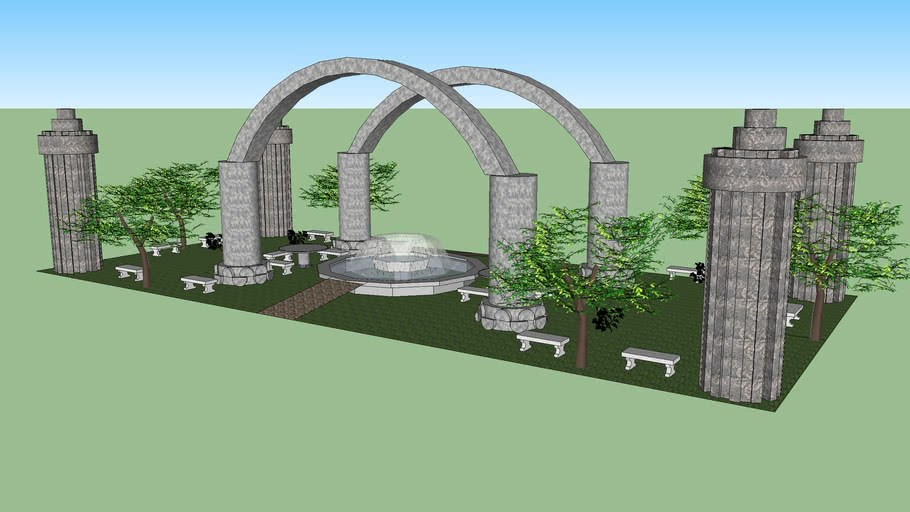 Shakespeare Courtyard | 3D Warehouse