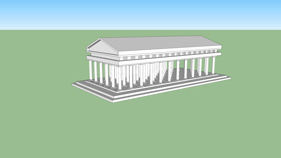 Greek style temple | 3D Warehouse